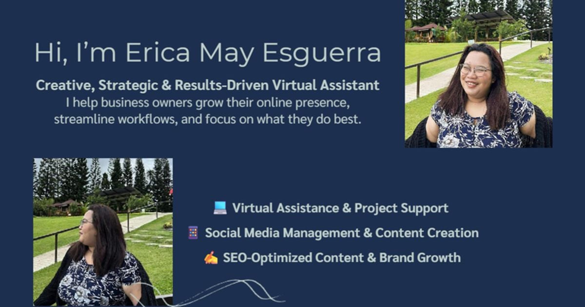 Erica May B. Esguerra - Virtual Assistant